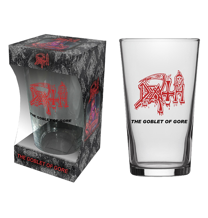 DEATH - 'The Goblet of Gore' Beer Glass – Voodoo Print Co.